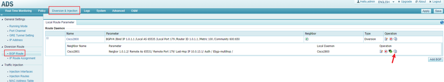 Viewing BGP Status of ADS and Troubleshooting - NSFOCUS, Inc., a global ...