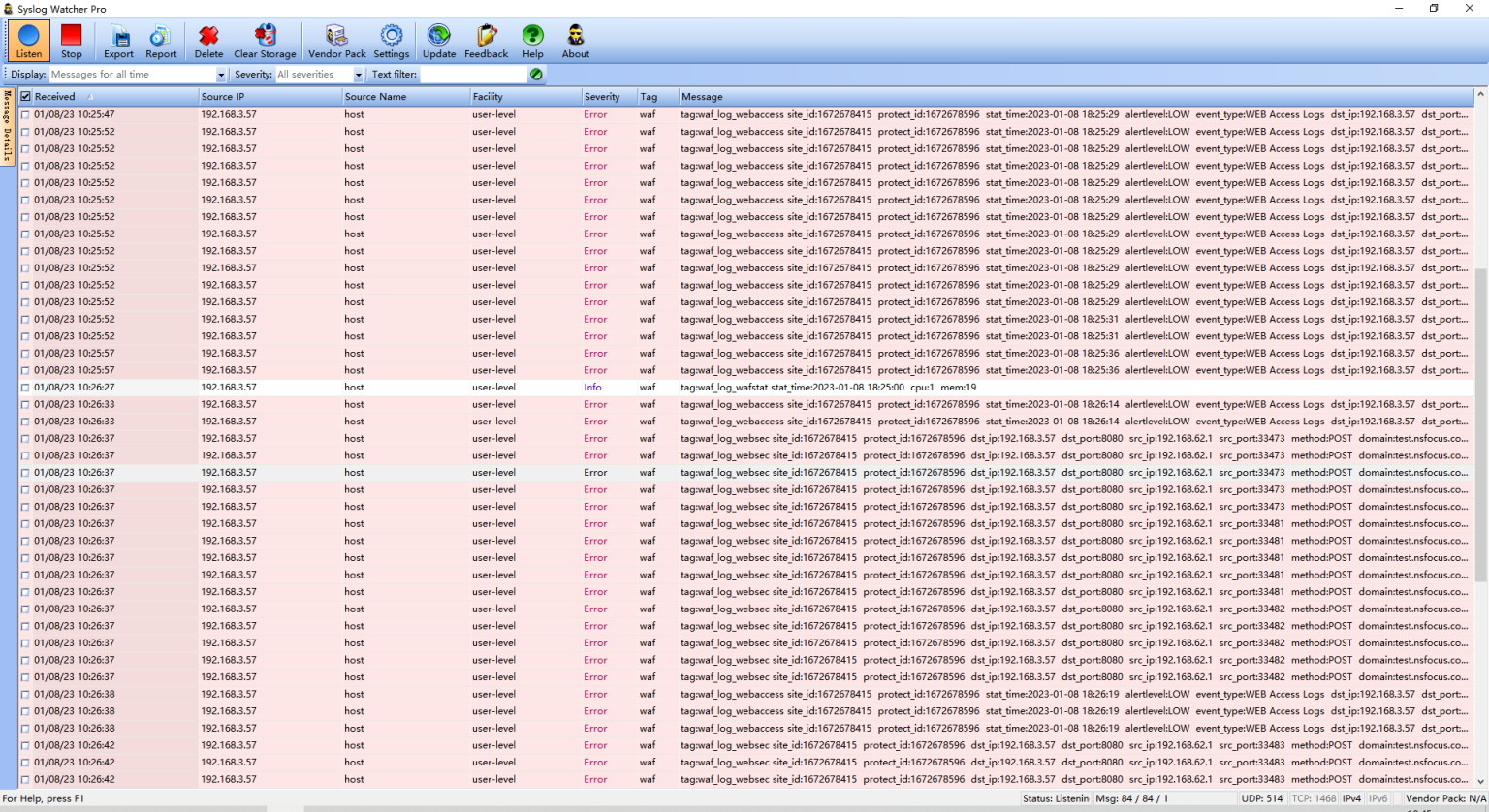 NSFOCUS WAF Syslog Introduction - NSFOCUS, Inc., a global network and ...