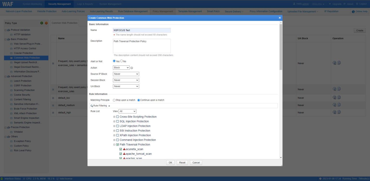 Path Traversal Attack Protection - NSFOCUS, Inc., a global network and cyber security leader ...